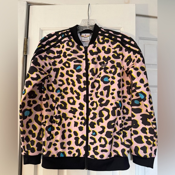 adidas | Jackets & Coats | Girls Adidas Leopard Print Jacket | Poshmark